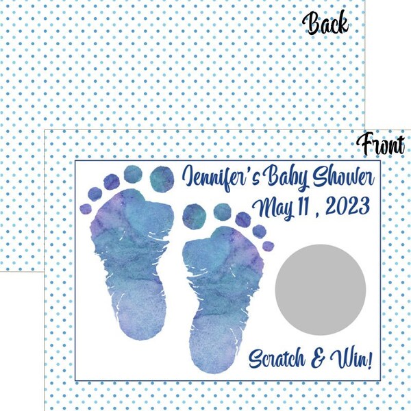 Baby Shower Scratch - Etsy