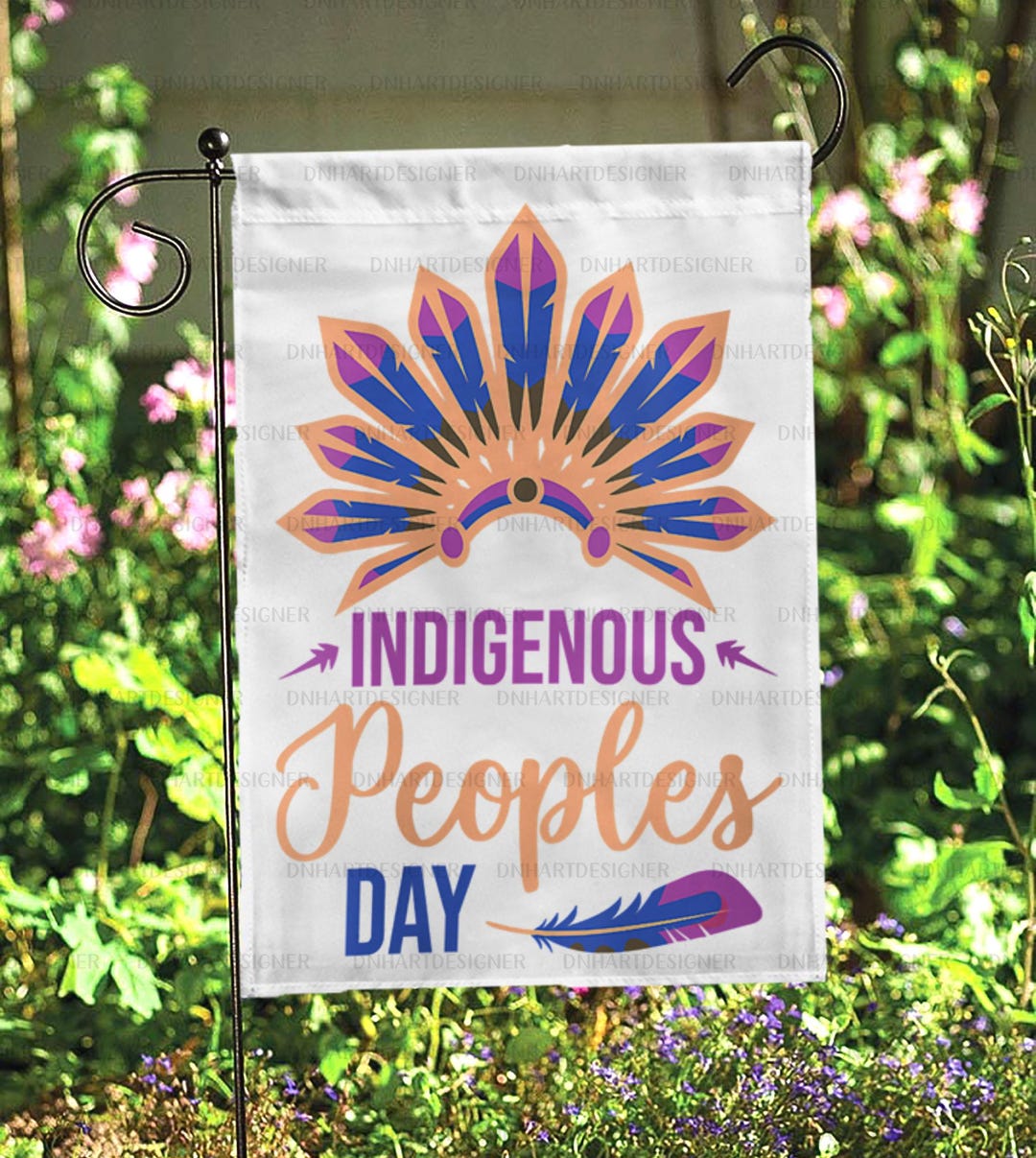 Indigenous Peoples Day Native American Flag, We Are Native Fan Flag, We ...