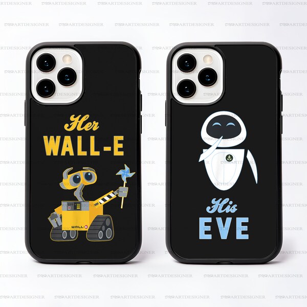 Robot Couple Phone Case - Etsy