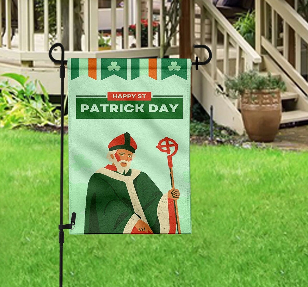 Irish Patrick Days Flag, National Flag of Ireland, Traditional St ...
