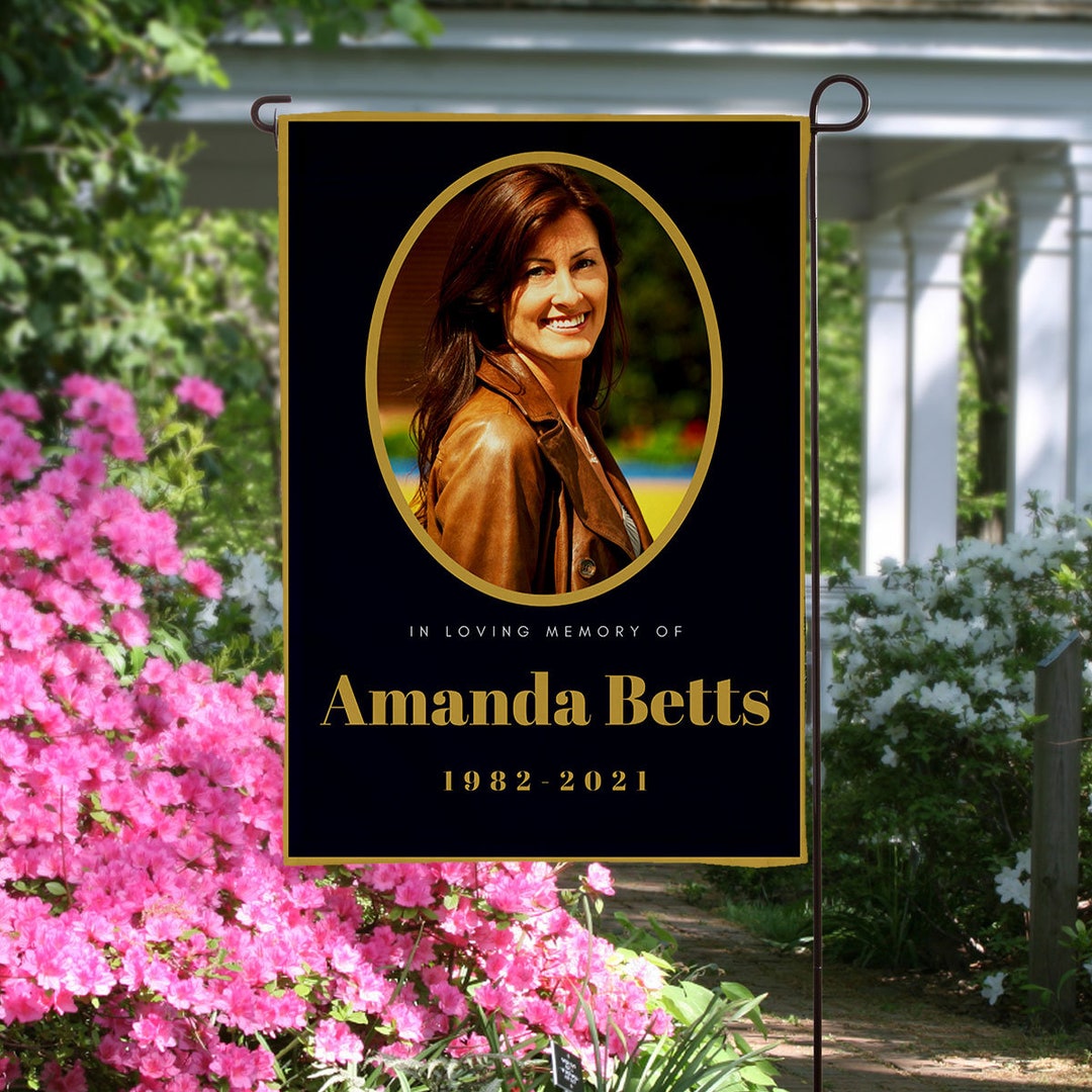 Classic in Loving Memory Flag, Memorial Garden Flag, in Loving Memory ...