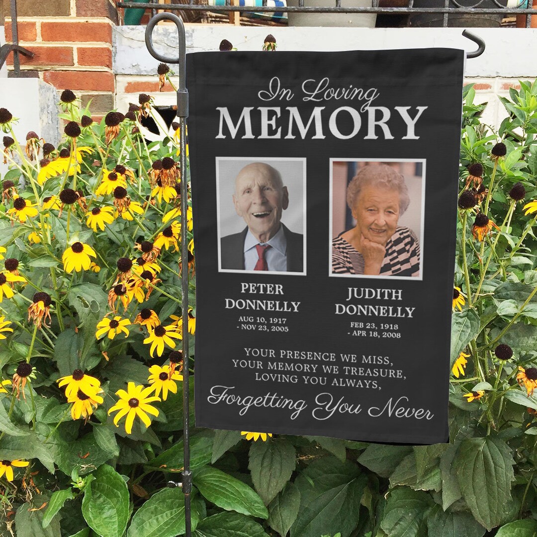 Grandparents in Loving Memory Flag, Memorial Heaven Garden Flag, in ...