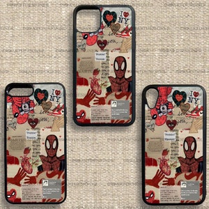 Aesthetic Spider-man Phone Case, Vintage Spider-man Phone Cover ...