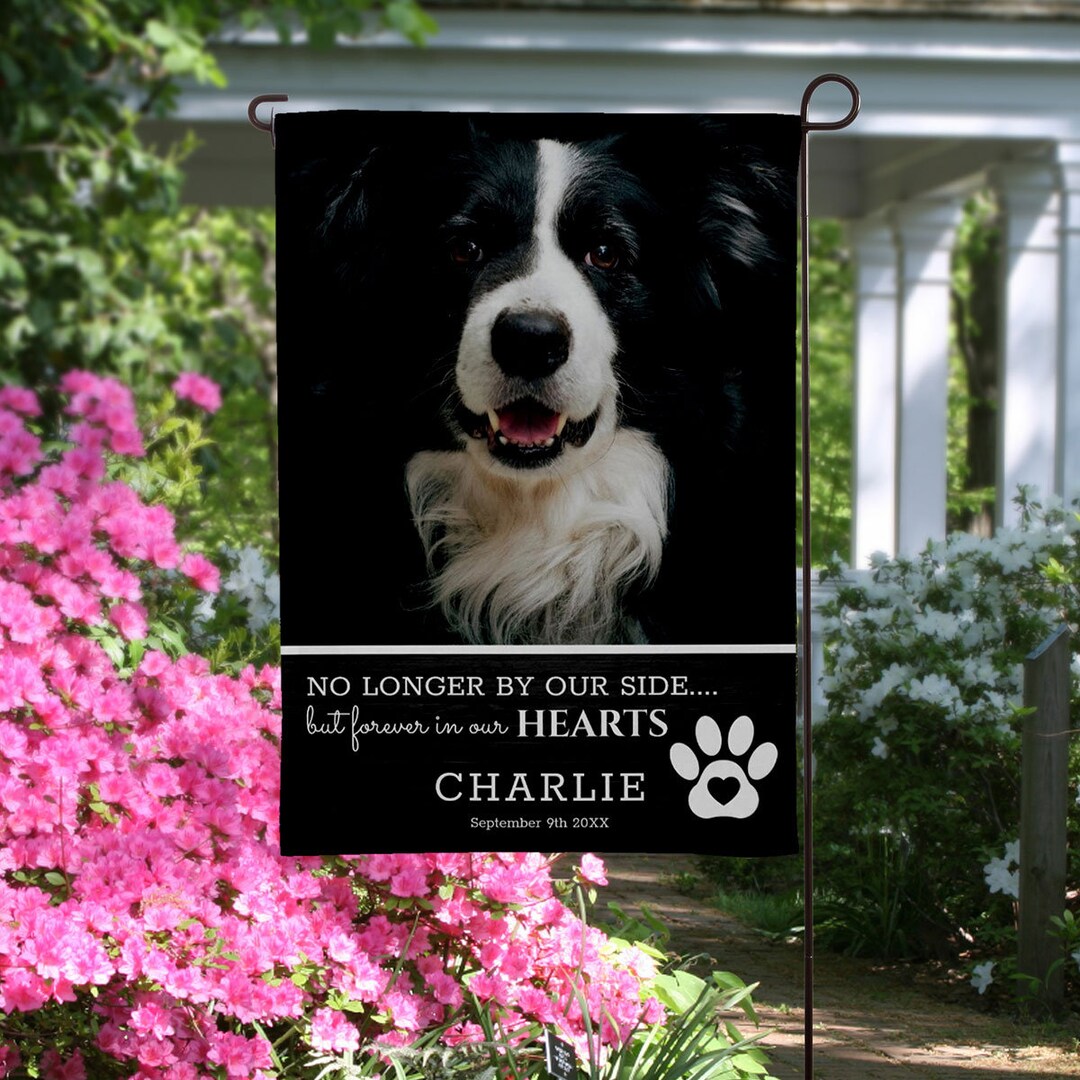 Custom Pet Sympathy Flag, Gift for Loss of Pet, Pet Memorial Flag, Pet ...