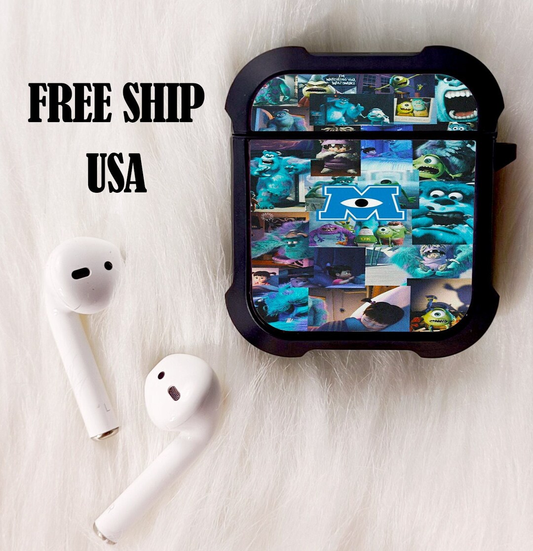 Collage Monster Inc Airpods Case Cute Disney Monster Airpods - Etsy