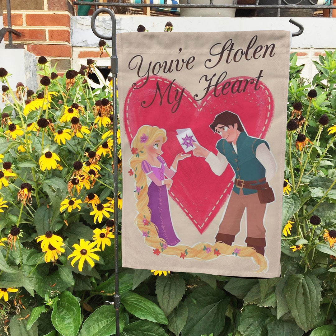Cute Rapunzel Valentine Flag, Romantic Rapunzel Valentine Gift, Tangled ...
