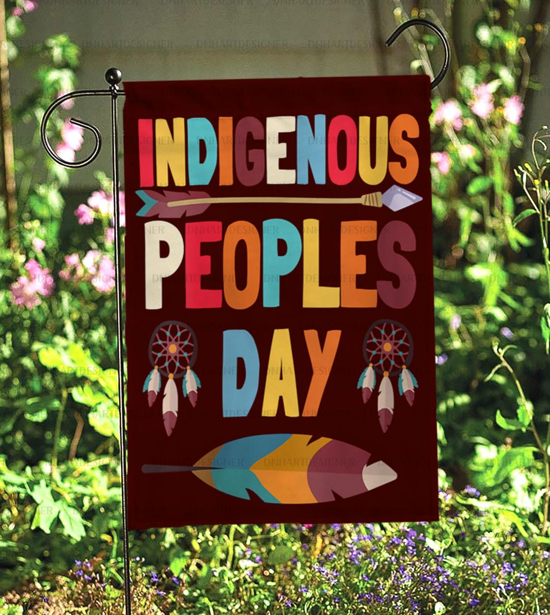 Columbus Indigenous Peoples Day Flag, Native Pride Still Here Still ...