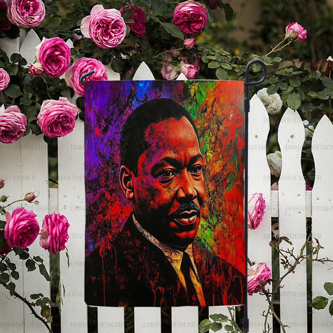MLK Day of Peace and Justice Flag, Celebrating Kings Legacy Flag, Day ...