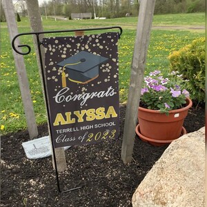 2024 High School Graduation Personalized Flag, Graduation Ceremony ...