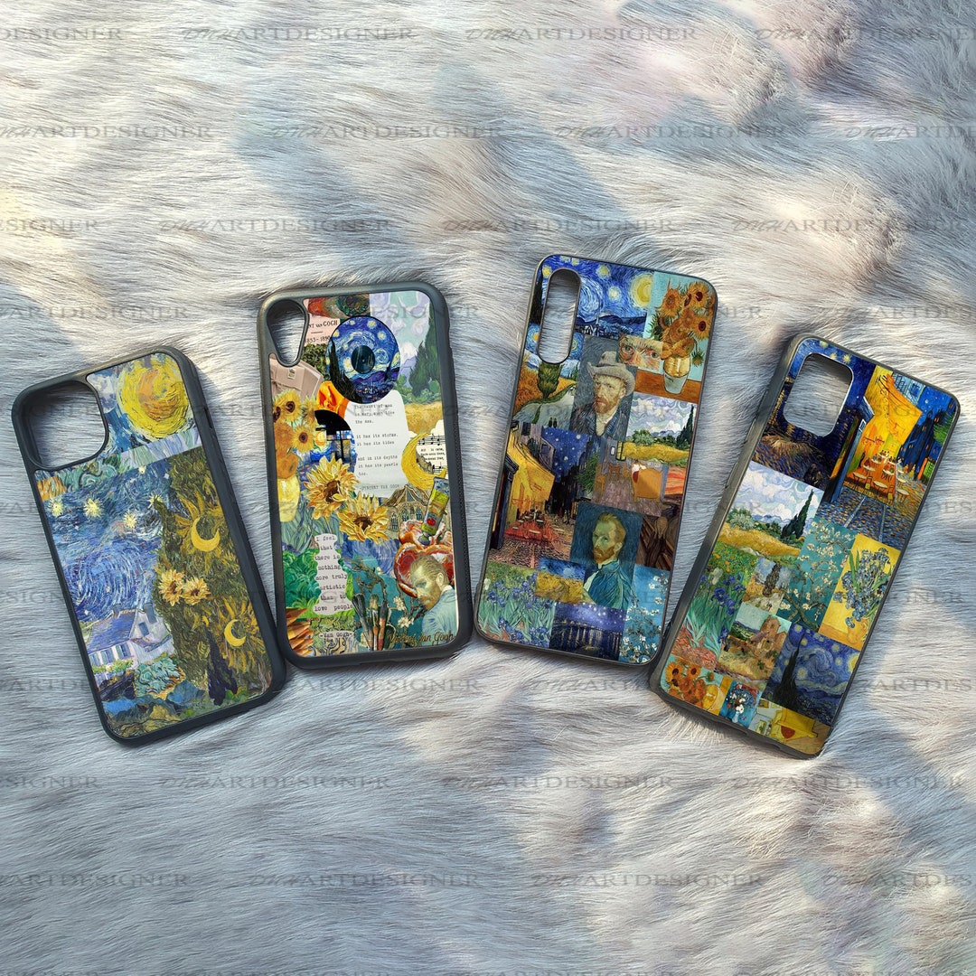 Collage Van Gogh Phone Case Famous Art Phone Case Painted - Etsy