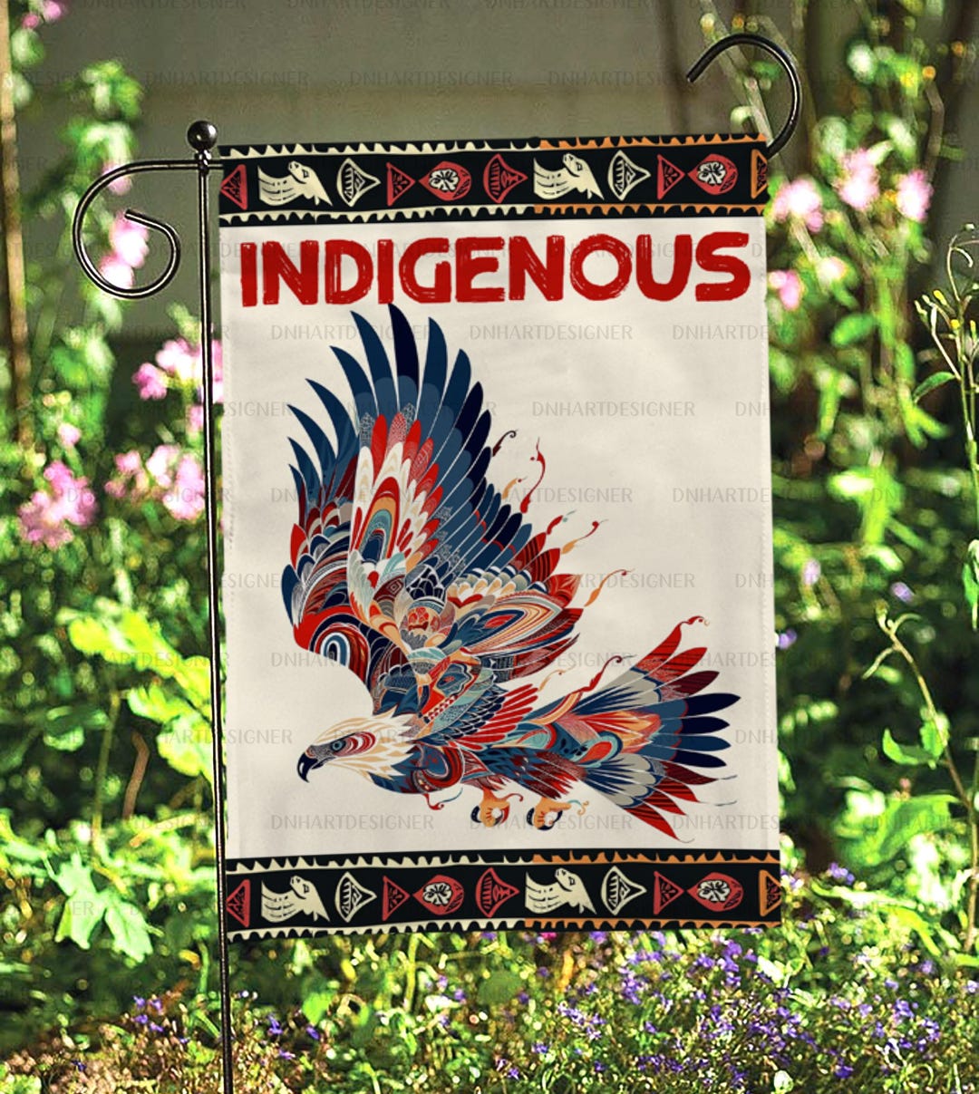 Native American Eagle Indigenous Flag, Tribal Eagle Indigenous ...