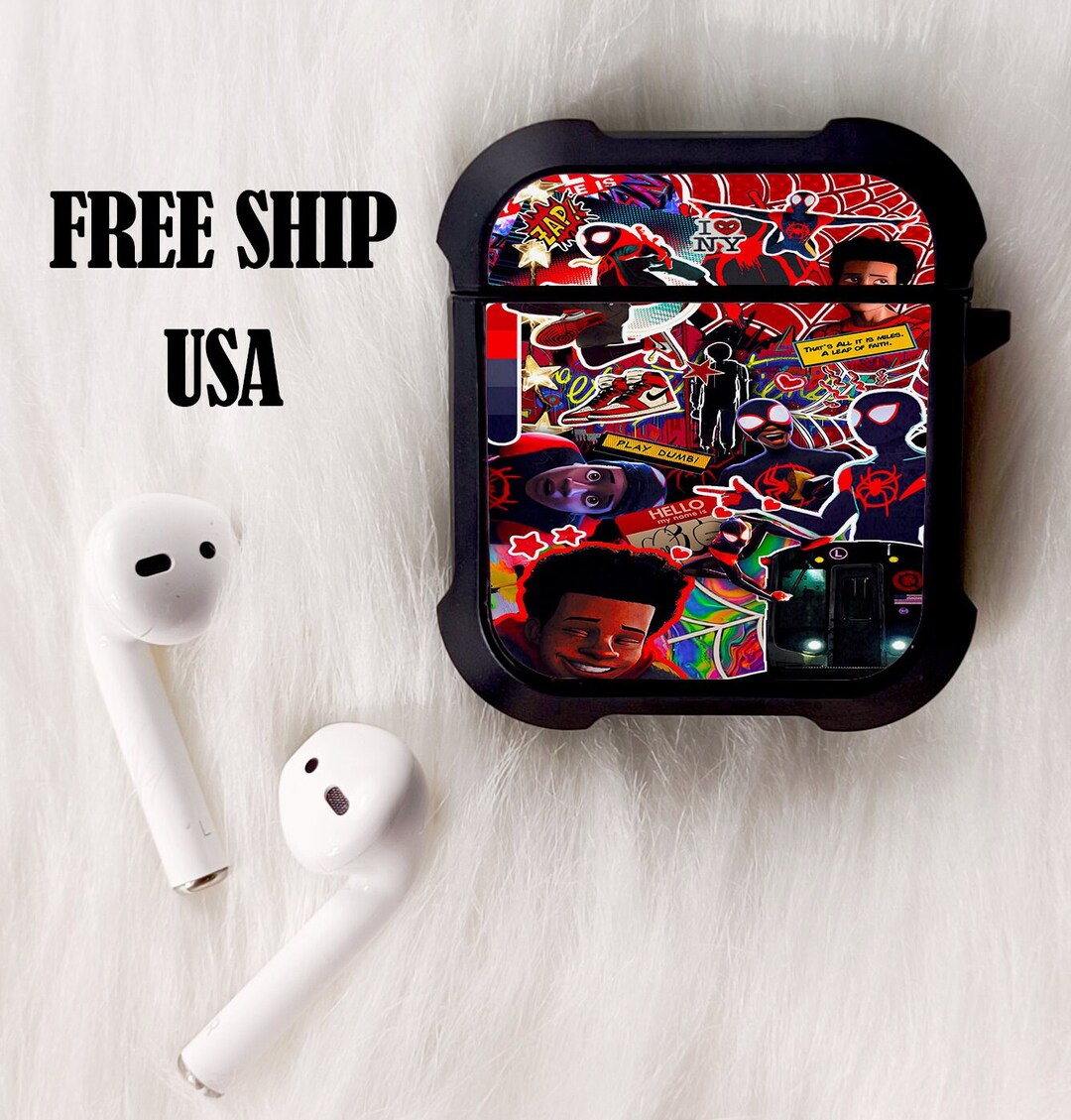 Aesthetic Miles Morales Phone Case Retro Spiderman Across the - Etsy