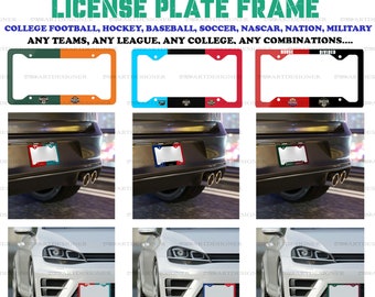 House Divided License Plate Frame - Etsy