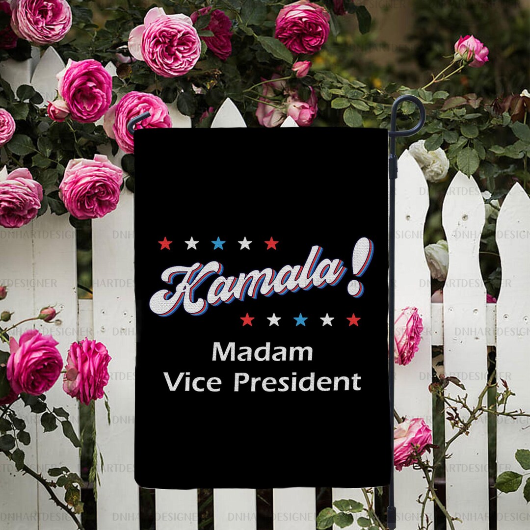 Kamala Harris Madam Reject Trump Flag, Vote Harris 2024 Girls Power ...