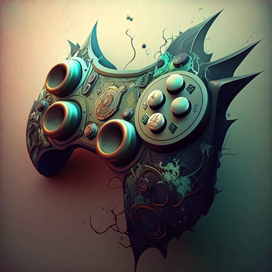 Video Game Controller Wall Art - Etsy