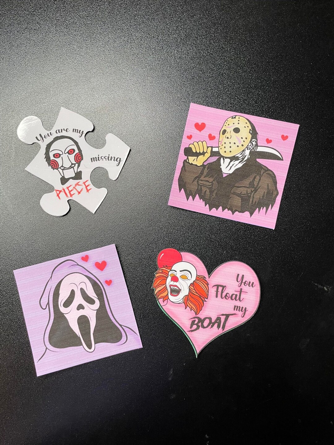 Cute Horror Sticker Set - Etsy