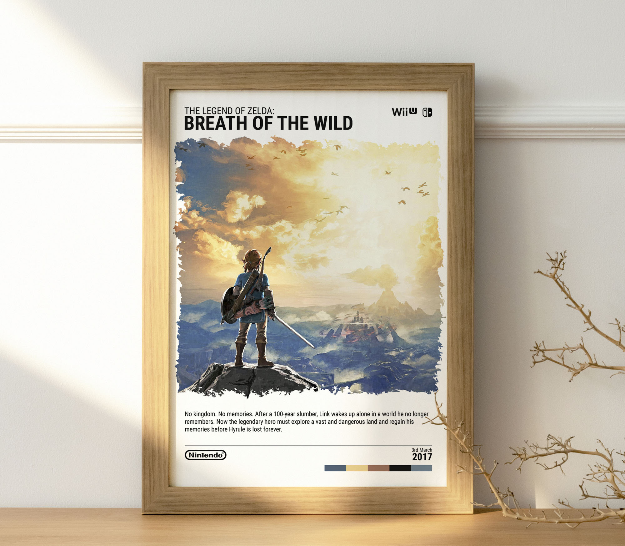 The Legend of Zelda: Breath of the Wild 2017 Poster Video - Etsy