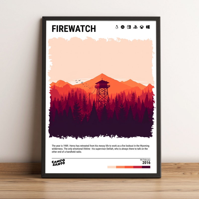 Firewatch - Etsy