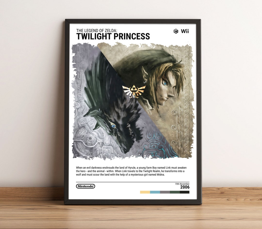 The Legend of Zelda: Twilight Princess (2006) Poster - Video Game Art ...