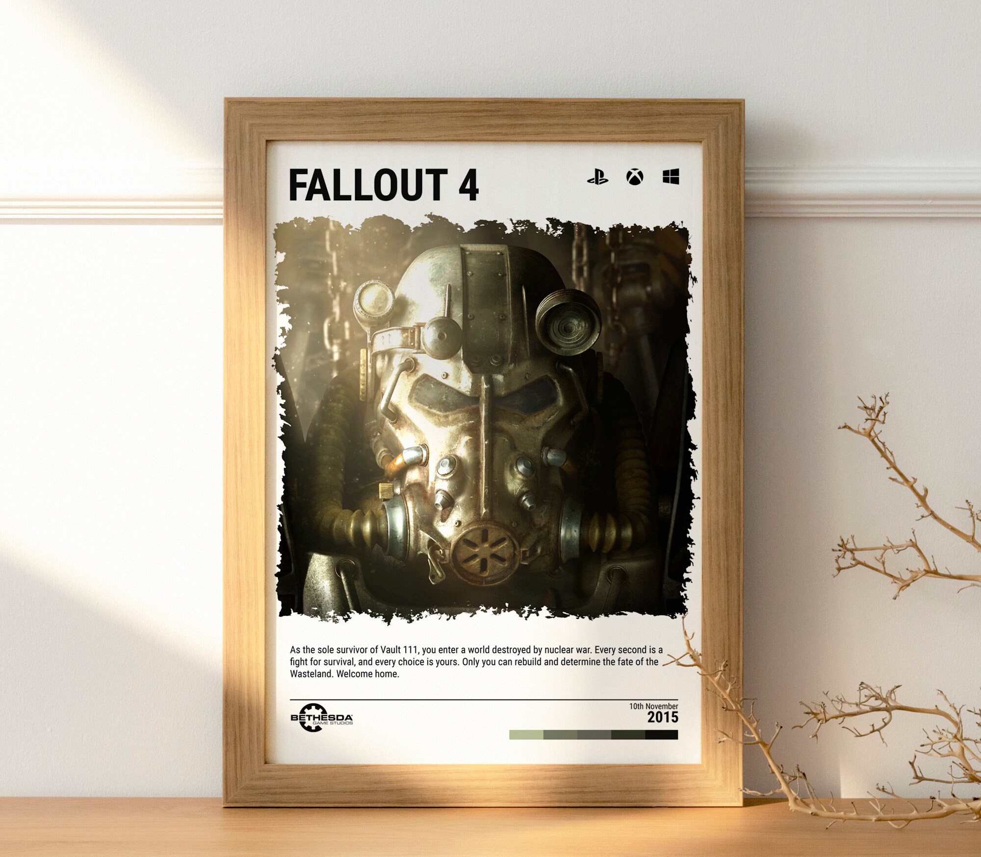 FALLOUT 4 Video Game Wall Art Print / Poster Home Decor - Etsy