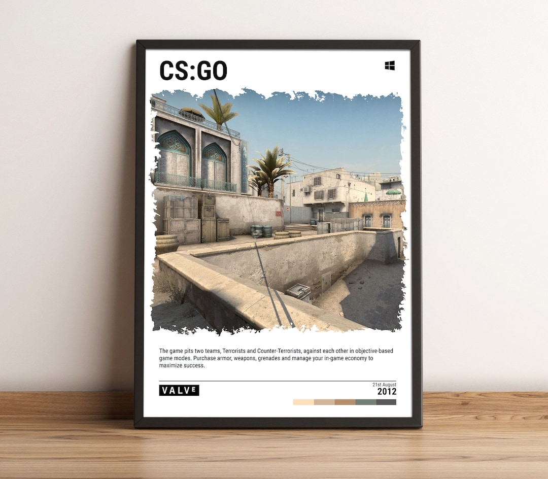 CS GO - Video Game Wall Art Print / Poster Home Decor - Gaming Gift - A5-A4-A3-A2-A1 Unframed ...