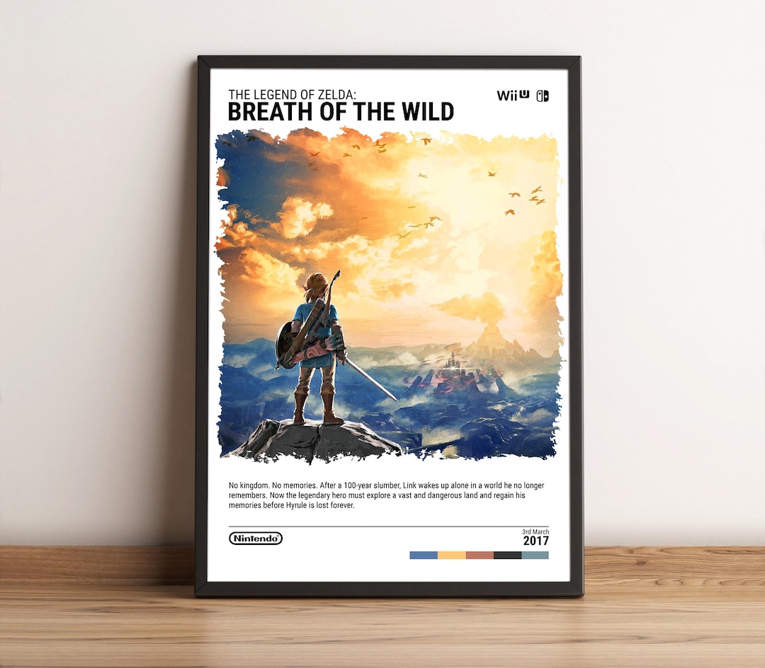 The Legend of Zelda: Breath of the Wild (2017) Poster - Video Game Art ...