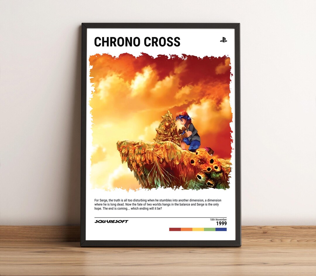 Chrono Cross (1999) Poster - Video Game Wall Art Print / Home Decor ...