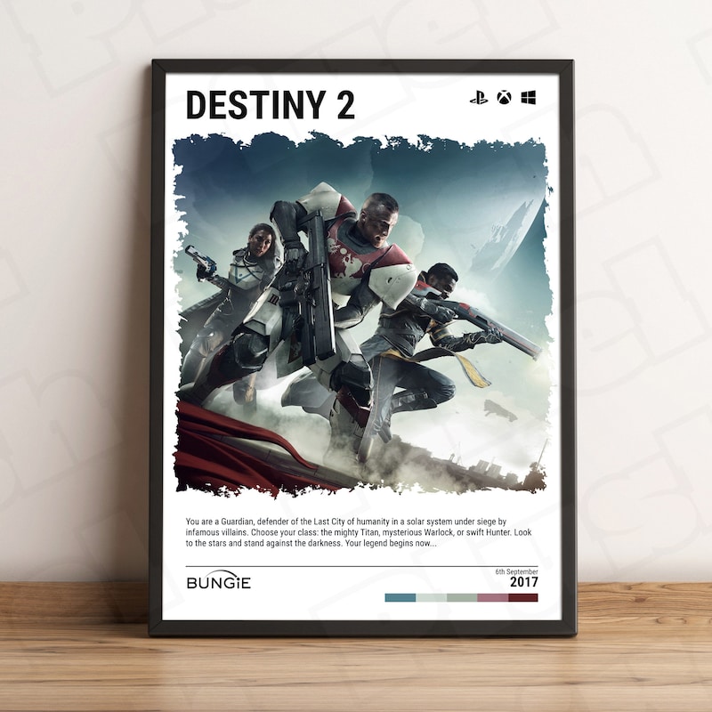 Destiny Retro Posters - Etsy