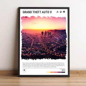 Gta V Poster - Etsy