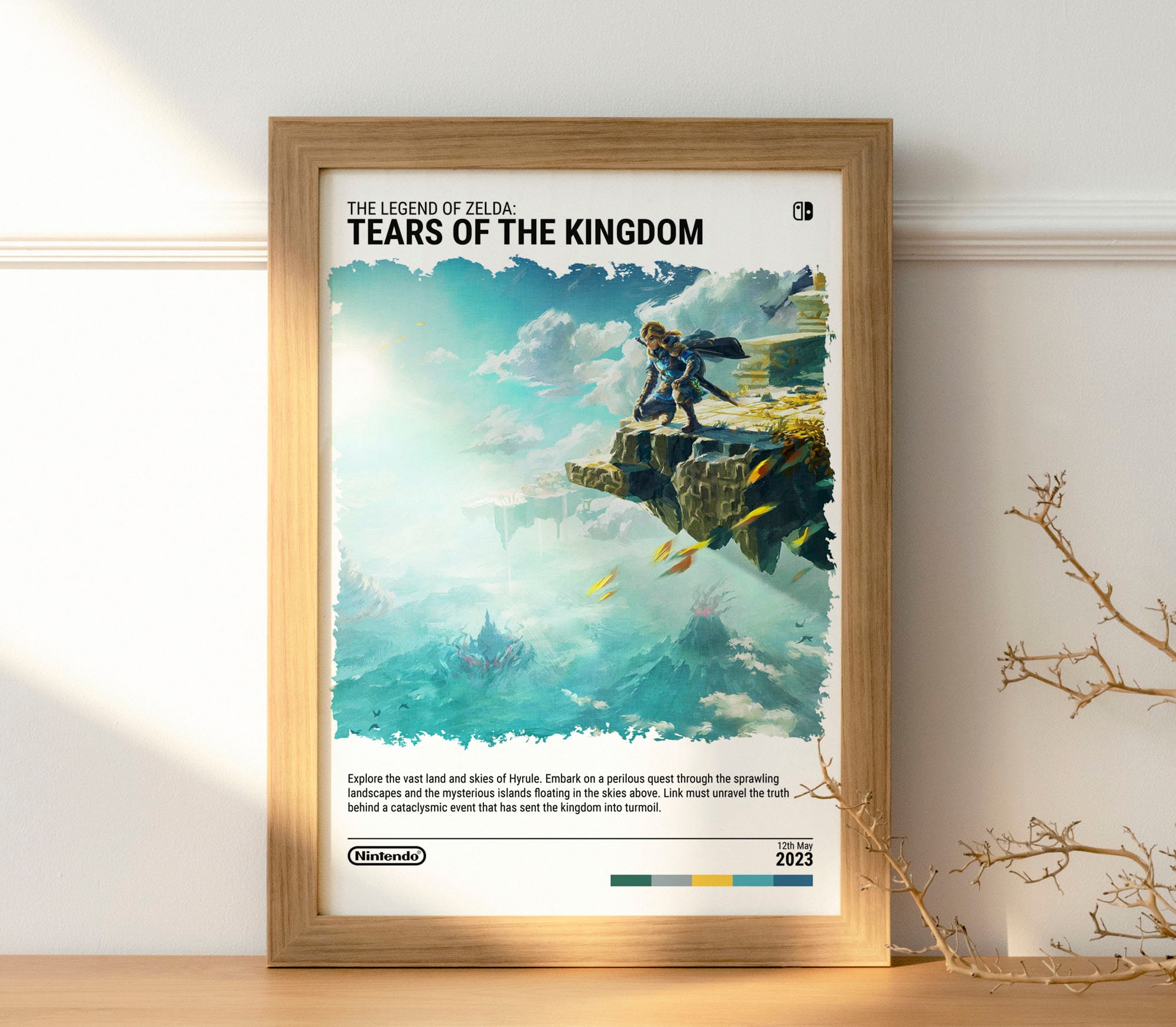 The Legend of Zelda: Tears of the Kingdom (2023) Poster sold by Patrick ...