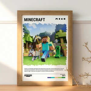 Choose Your Game Poster - Video Game Room Wall Art Print - Gaming Gift ...