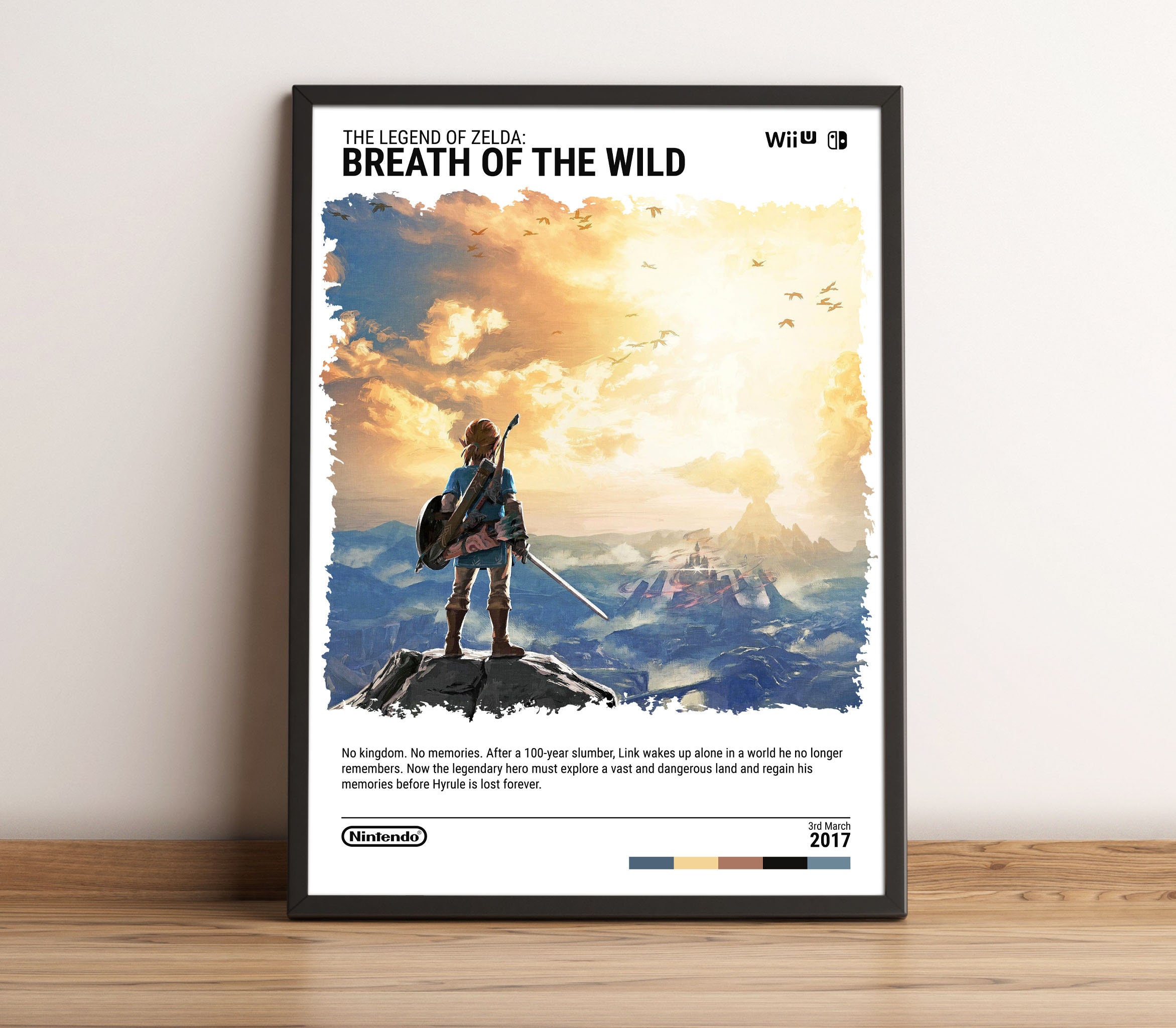 The Legend of Zelda: Breath of the Wild 2017 Poster Video - Etsy