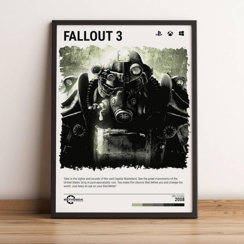 Fallout 3 Poster - Etsy UK