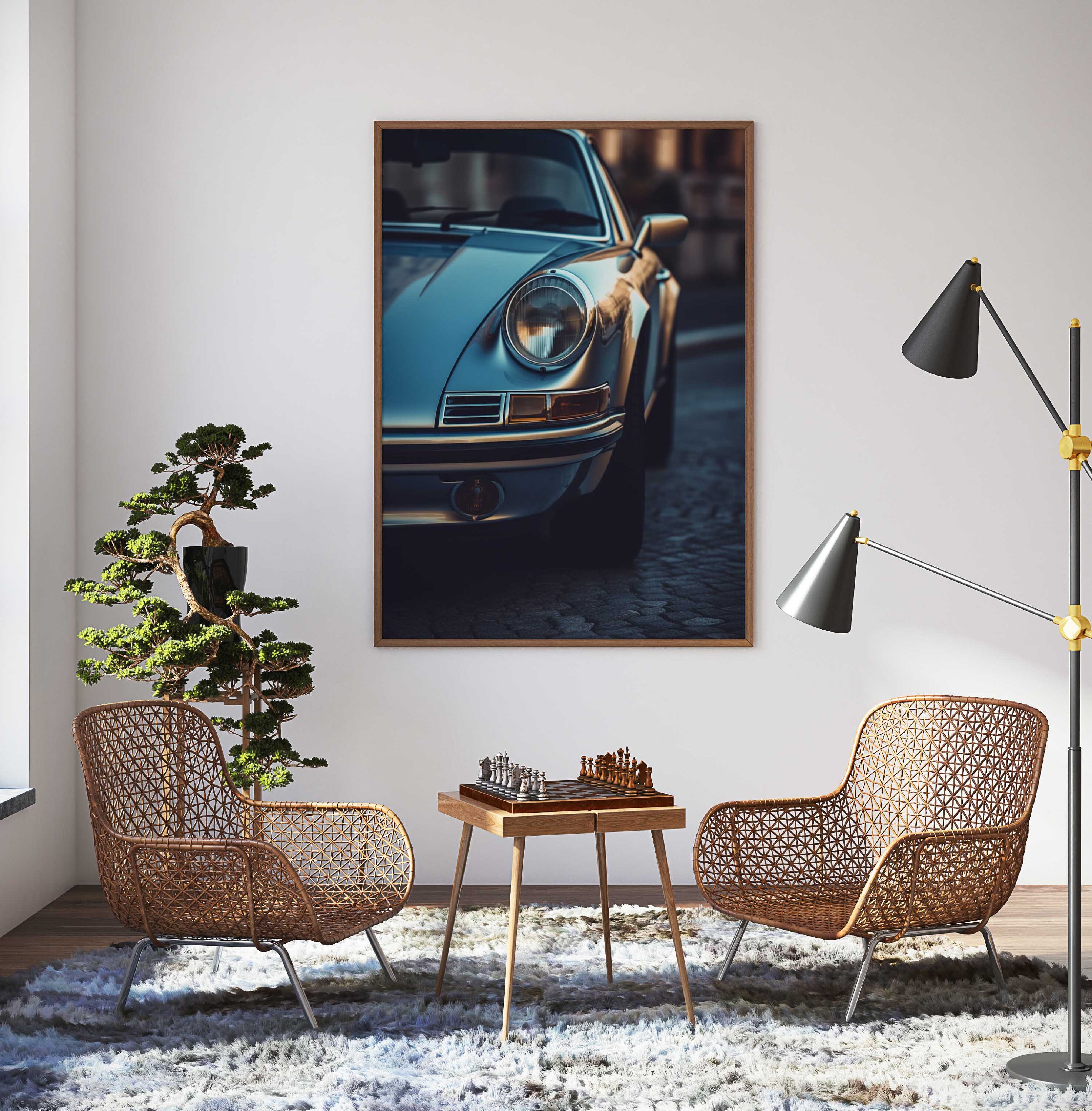 Porsche 911 Poster - Classic Car Poster Premium AP3077 - Car Art ...