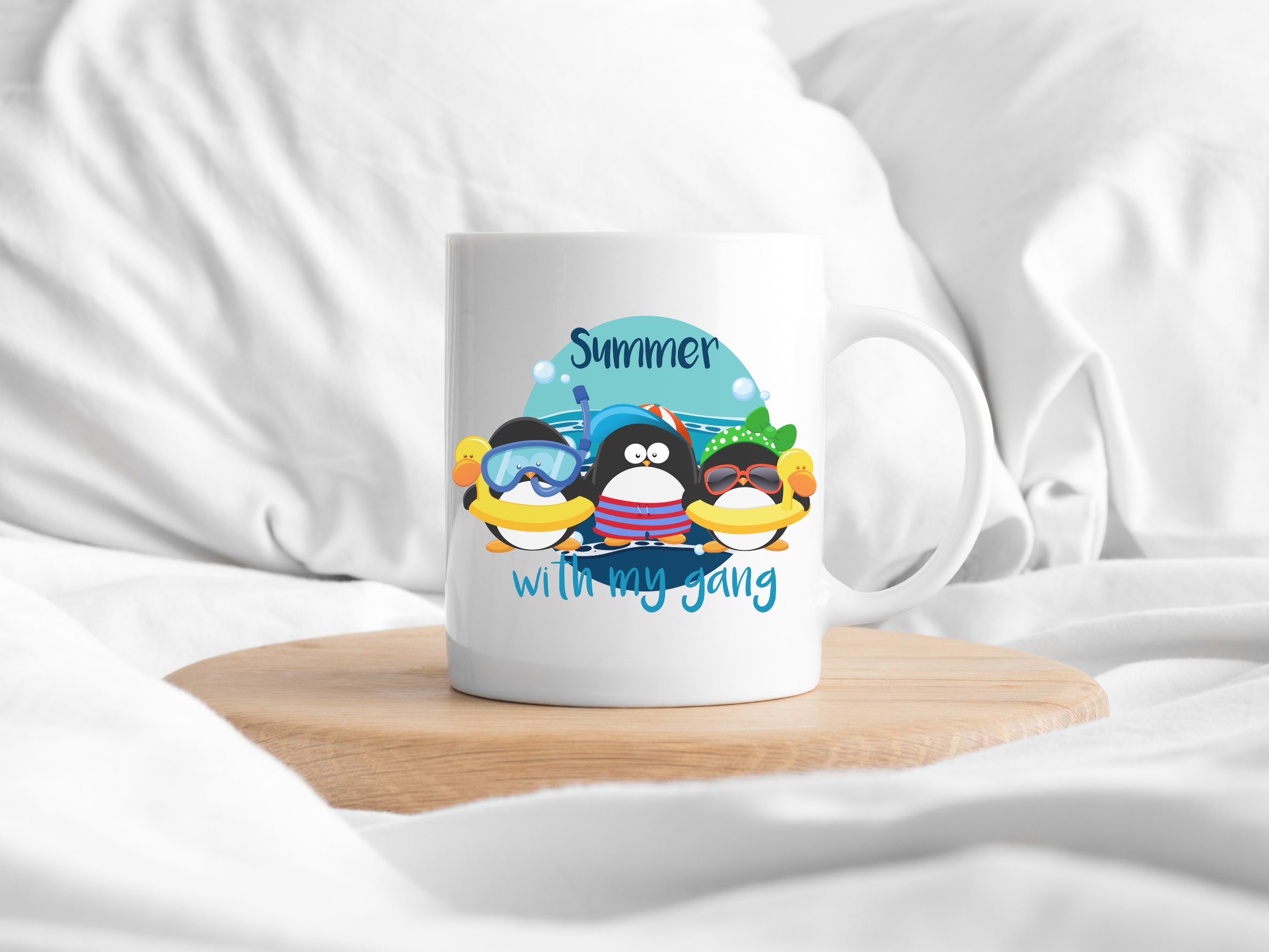 Penguins Gang Penguins SVG Summer With My Gang Birthday - Etsy