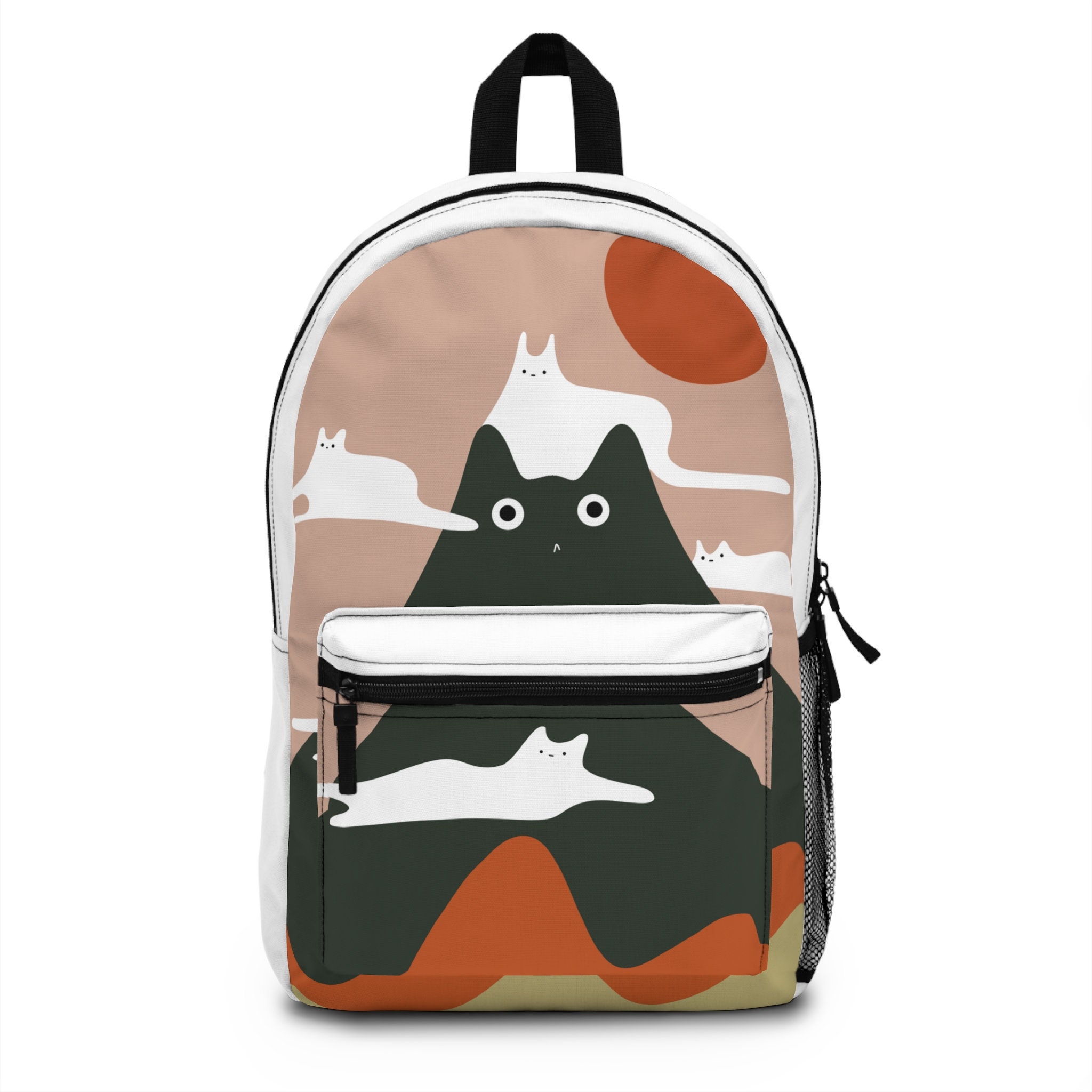 BLACK CAT Backpack - Etsy