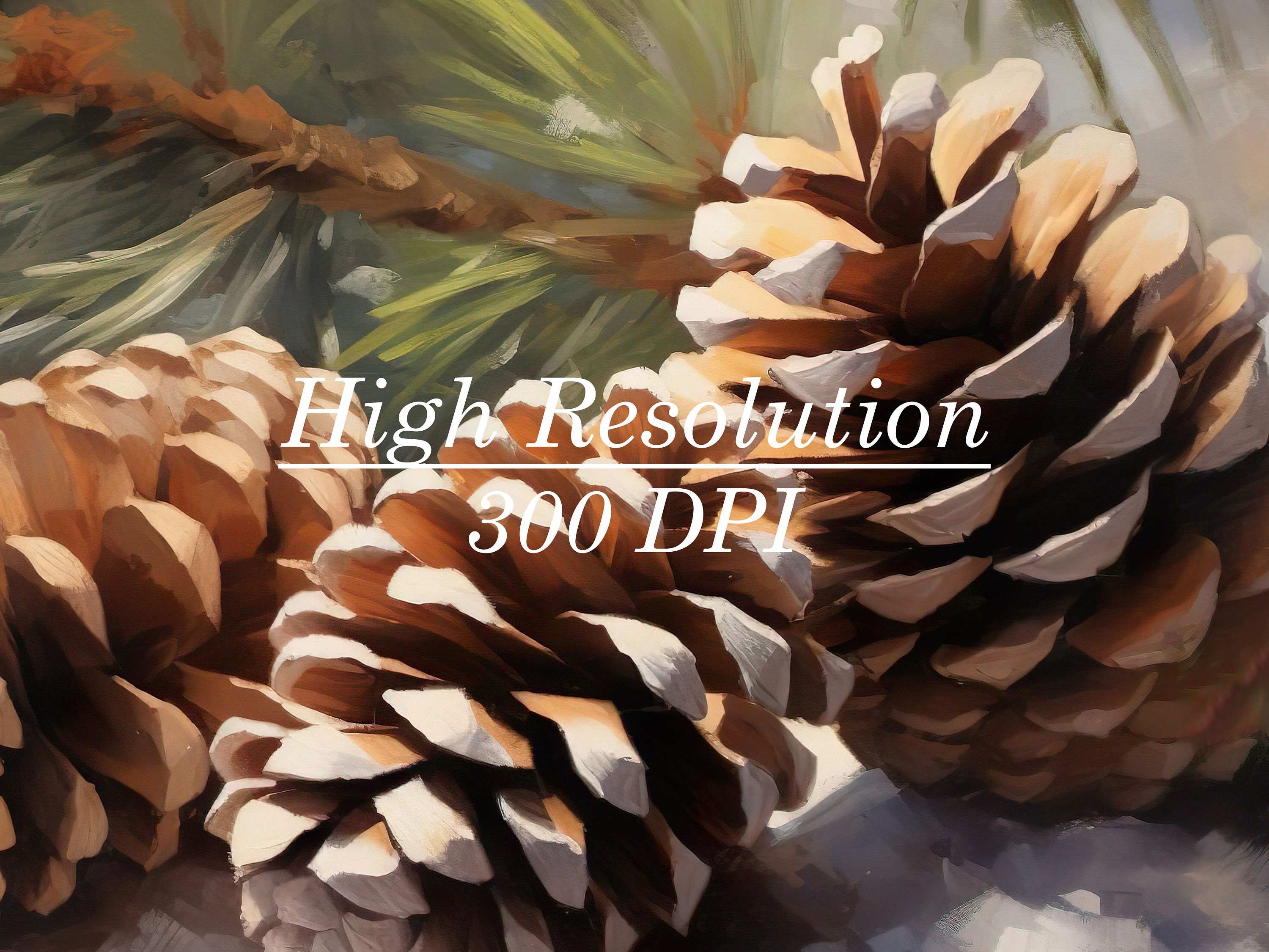 Pine Cone Wall Art, Pine Cone Printable, Pine Cone Print, Pine Cone Digital, Pine Cone Painting ...