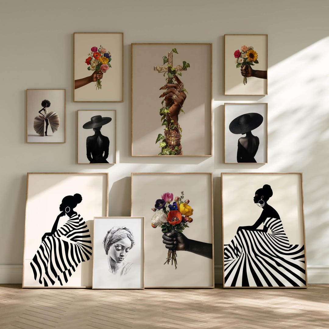 African American Print Gallery Set of 10 - Digital Download - Etsy