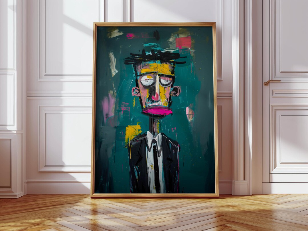 African American Black Abstract Man Art Printed & Shipped Poster - Etsy