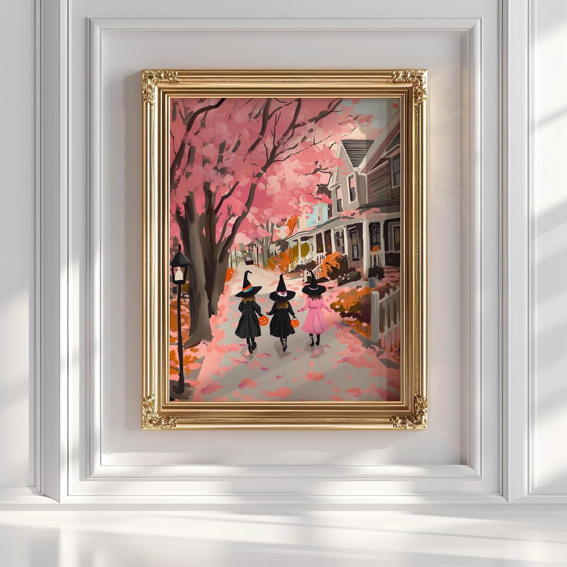 Cute Witch Print, Preppy Trendy Printable Art, Cute Halloween Print ...