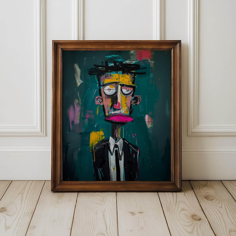 African American Black Abstract Man Art Printed & Shipped Poster - Etsy