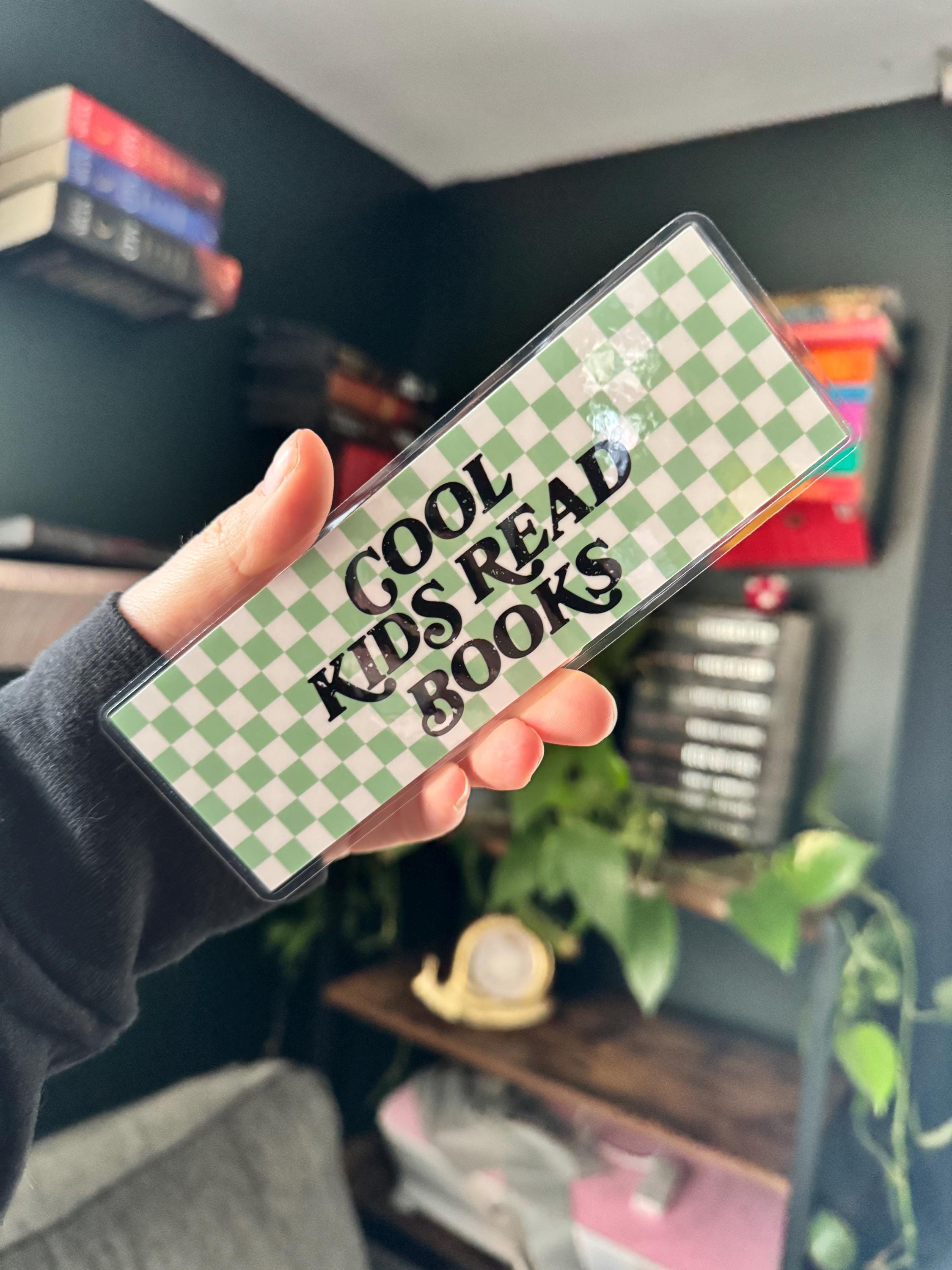 Cool Kids Read Books Laminated Bookmark - Bookstagram - Booktok - Gifts ...