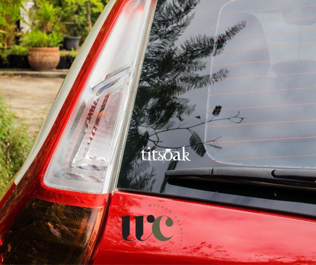 Car Decal - TITSOAK - Rattie Decal - Car Sticker - Car Decal - Etsy