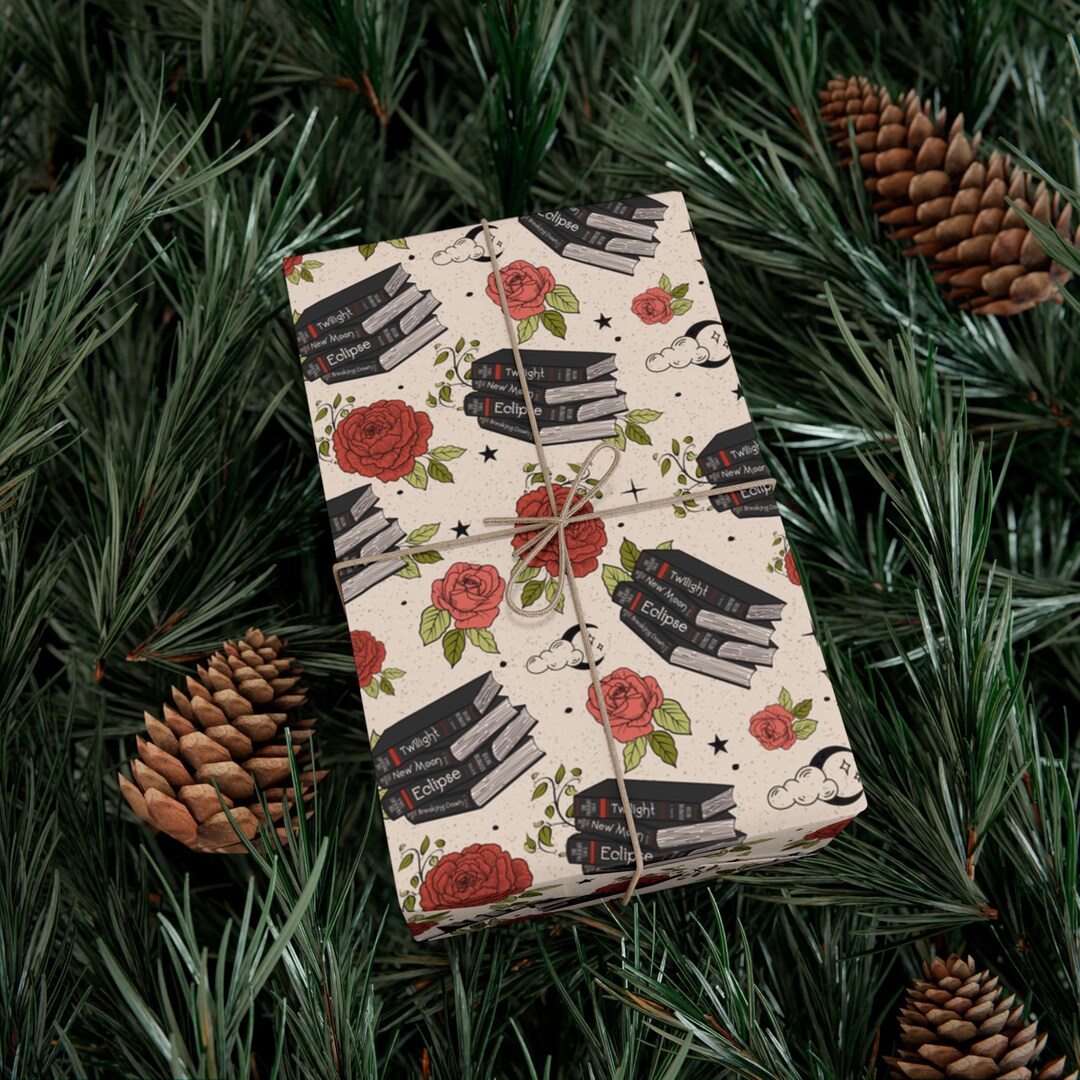 Vampire Bookish Wrapping Paper Twilight Inspired Wrapping Paper TITSOAK ...