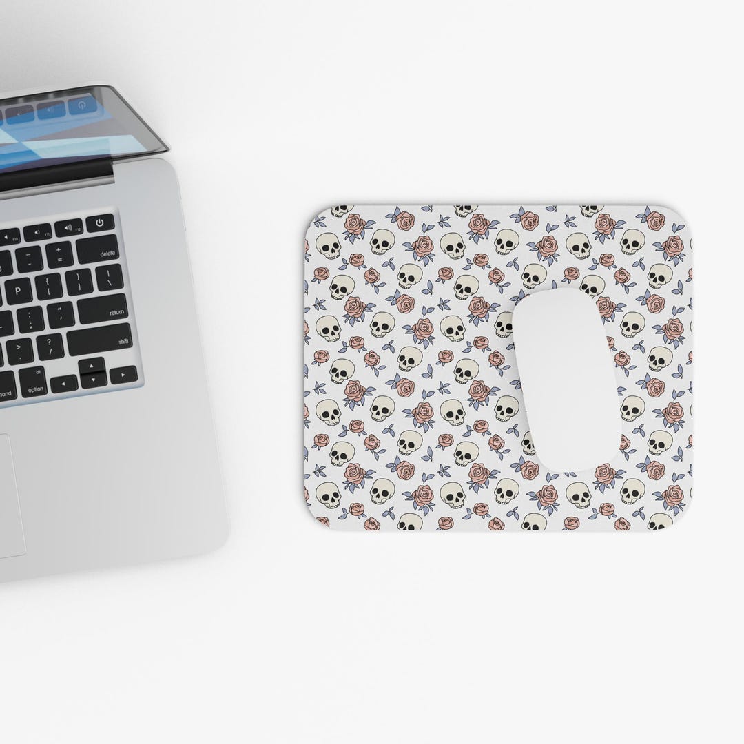 Elder Emo Skulls and Roses Mouse Pad (rectangle) - Etsy