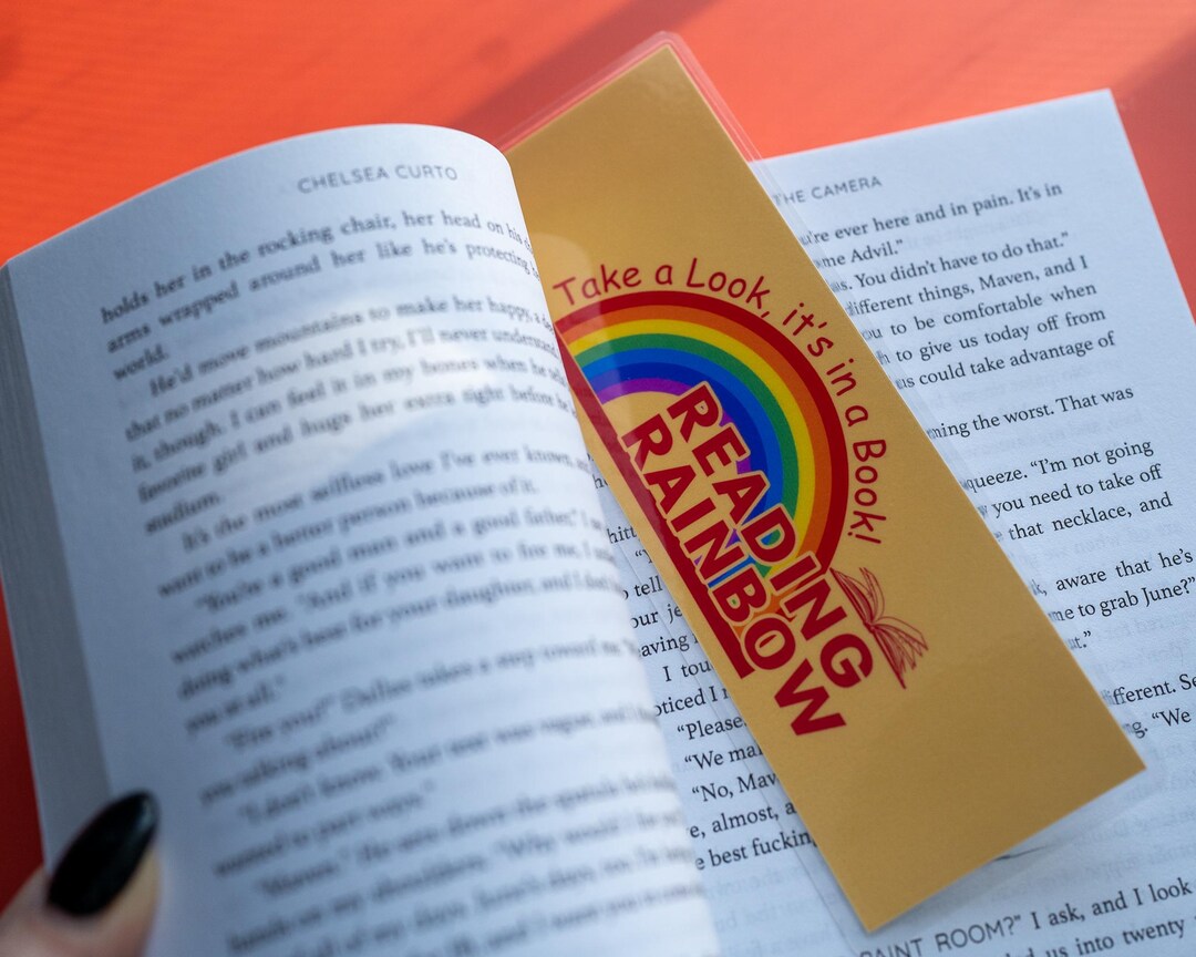 Reading Rainbow Laminated Bookmark - Bookstagram - Booktok - Gifts for ...