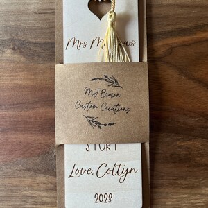 Personalized Teacher Bookmark - Etsy Canada