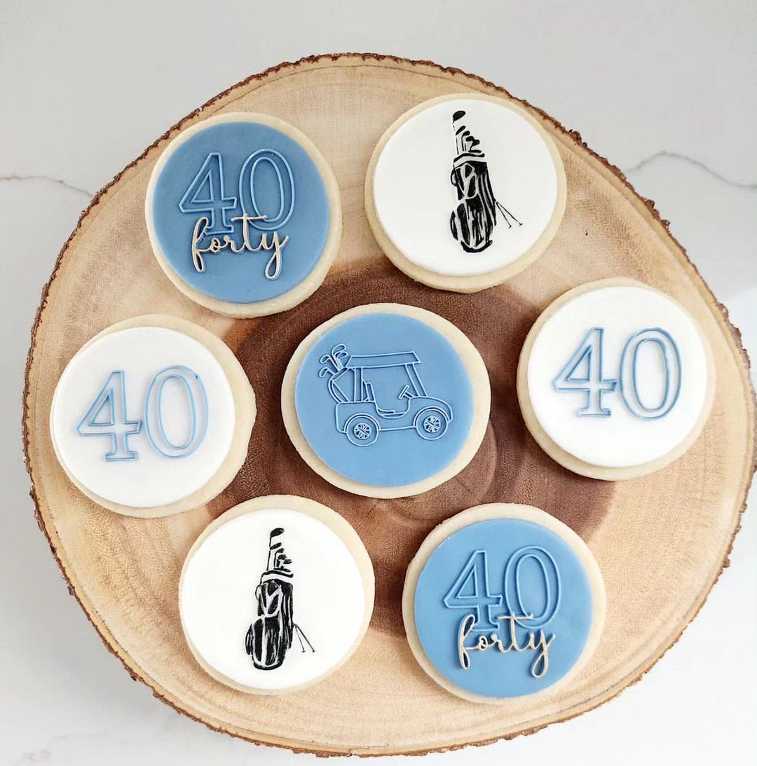 Golf Cookie Embosser Stamp | Fondant Stamp | Cake Icing Stamp | Golf ...