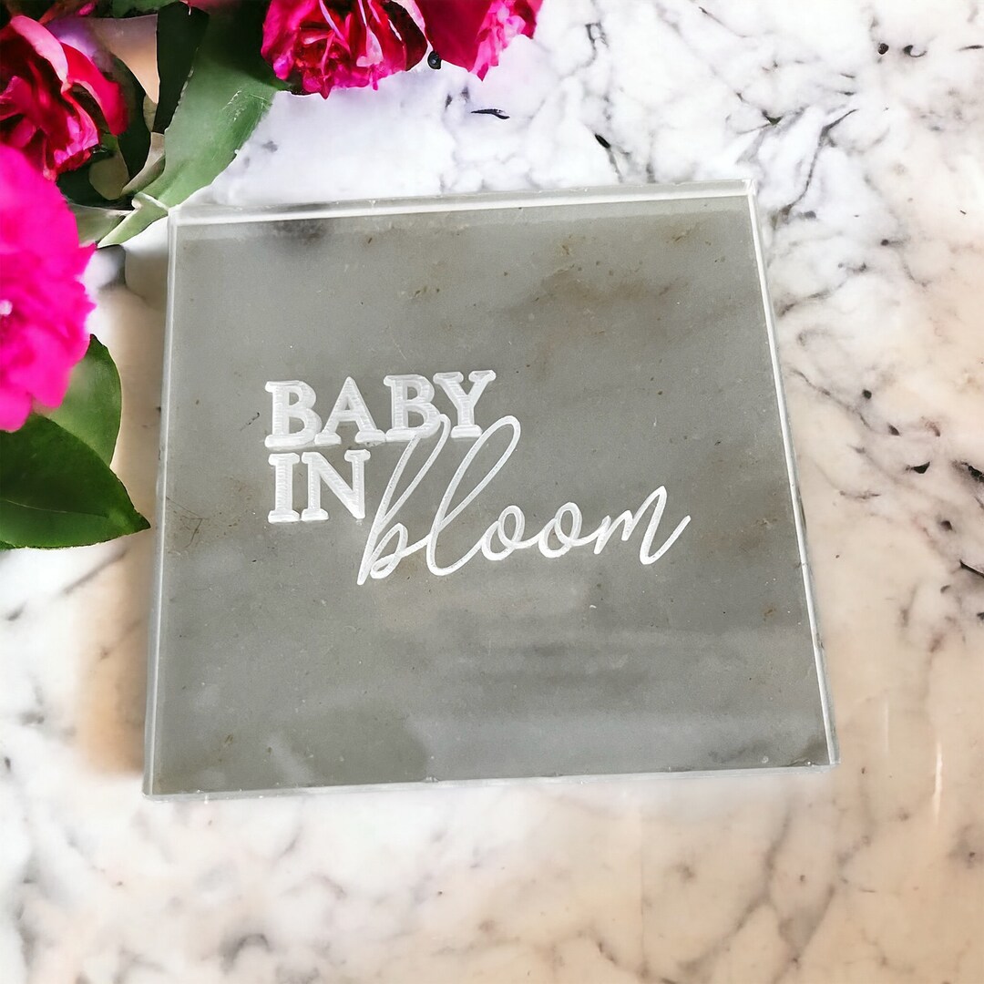 Baby in Bloom Cookie Embosser Stamp | Fondant Stamp | Cake Icing Stamp ...