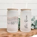 16oz Glass Can Cup With Lid and Straw | Teacher Cup | Teacher Gift ...